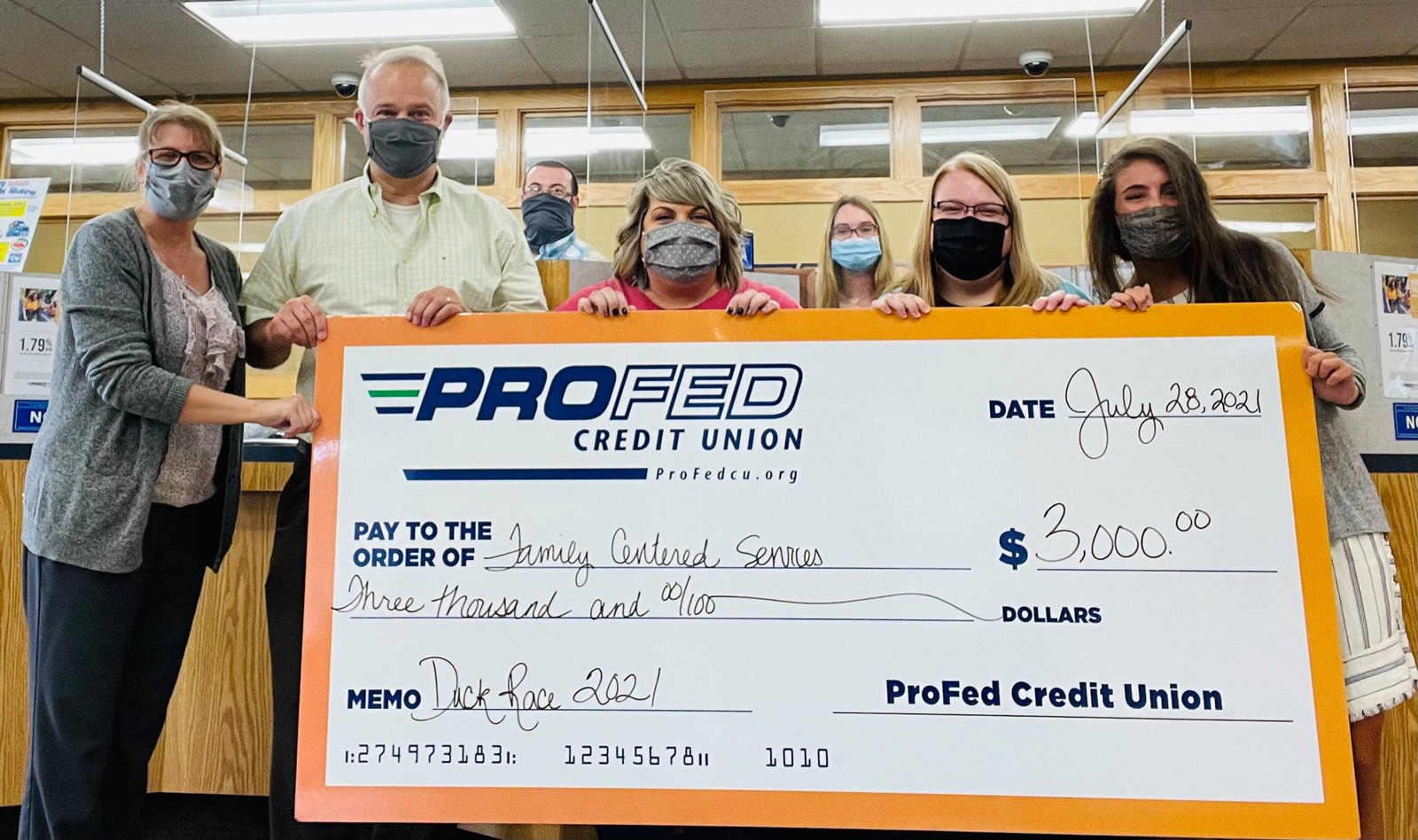Thank You ProFed Credit Union! - Family Centered Services, Inc. Thank You ProFed Credit Union! - Family Centered Services, Inc.