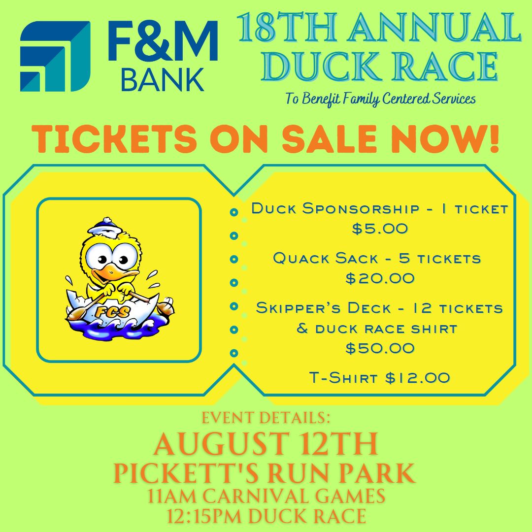 Tickets are on sale! - Family Centered Services, Inc.